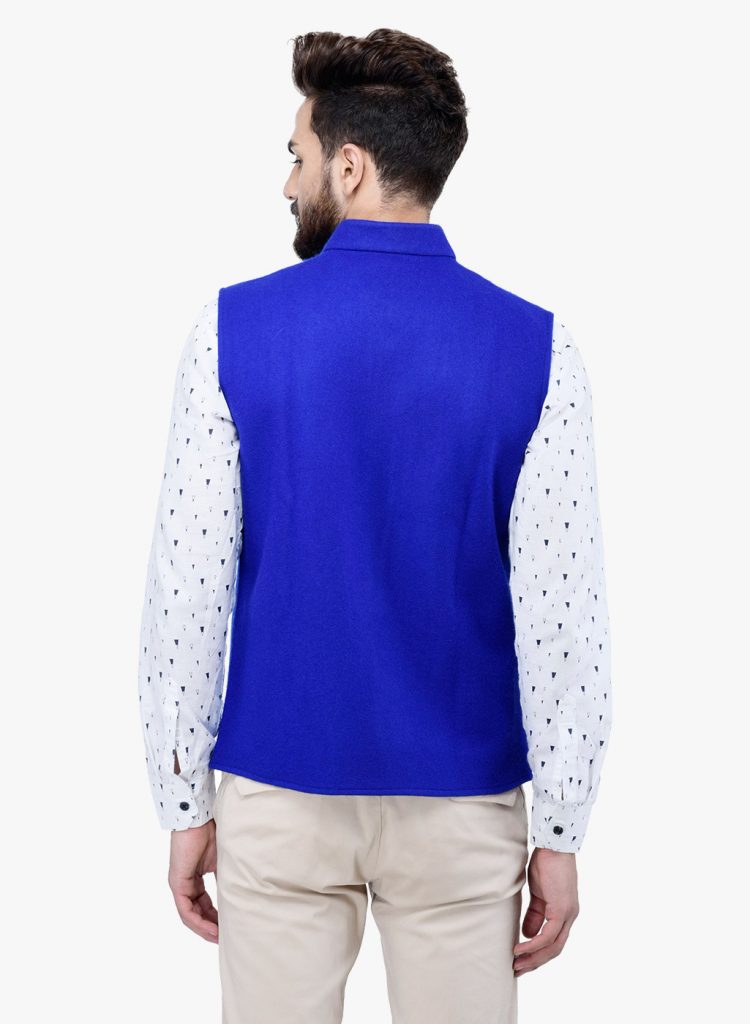 Indigo Wool Modi Jacket – Owncraft Online Woolen Clothing Store